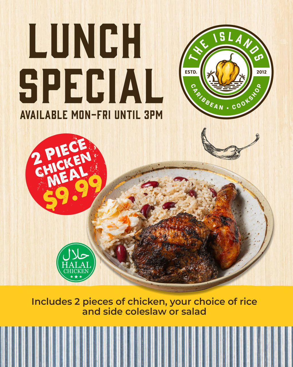 The Islands Cookshop Menu – The Islands Caribbean Cookshop