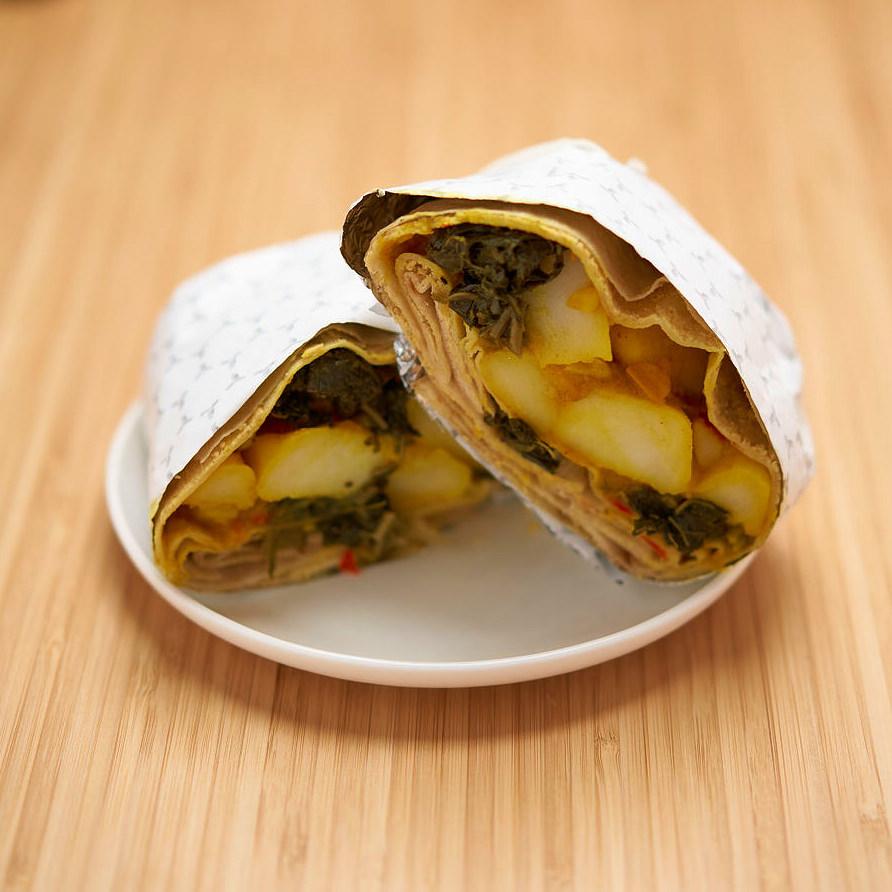 Veggie Roti – The Islands Caribbean Cookshop